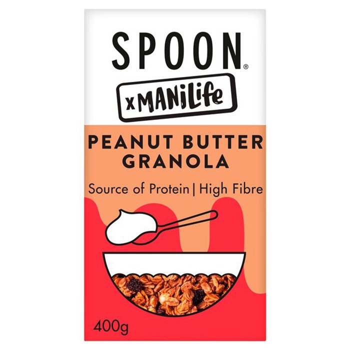 Spoon Cereals - ManiLife Peanut Butter Granola, 400g | Pack of 5 ...