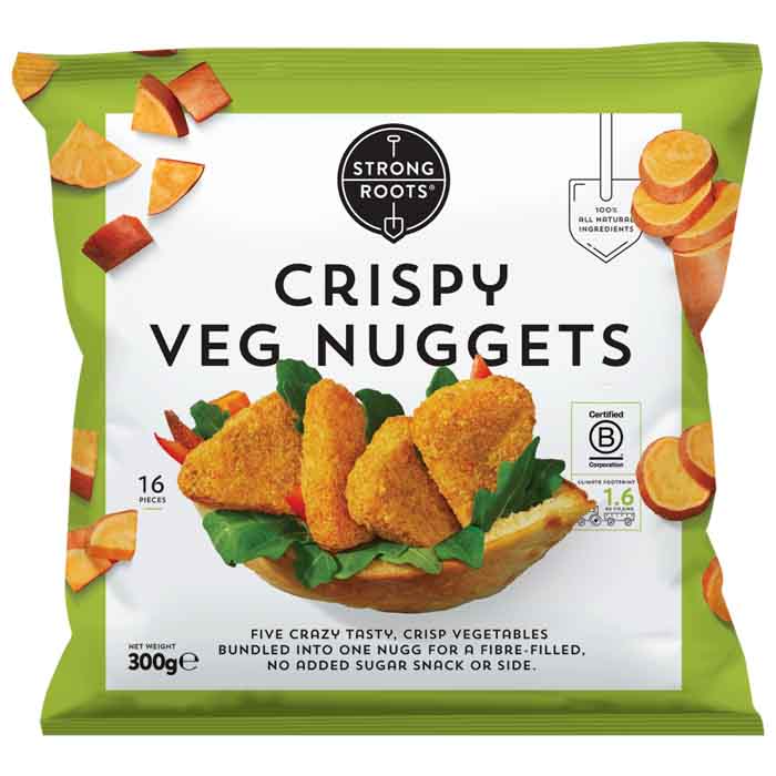 Strong Roots - Crispy Veg Nuggets, 300g – PlantX UK