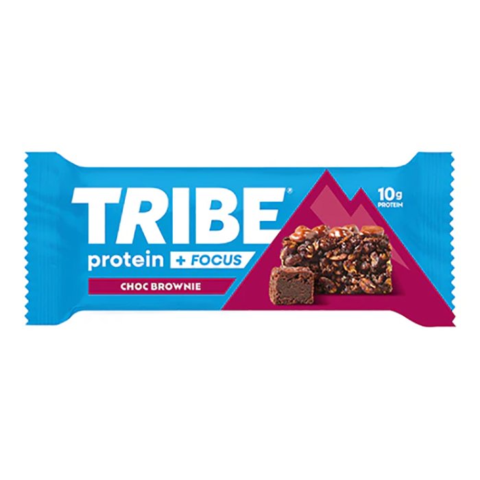 TRIBE - Protein + Focus Flapjack, 60g | Pack of 12 | Multiple Flavours ...