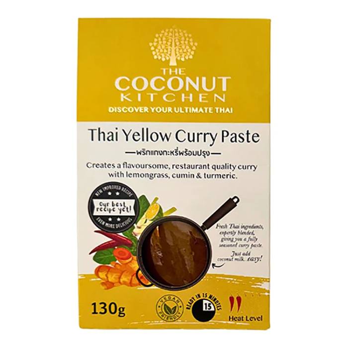 The Coconut Kitchen - Easy Yellow Curry Paste , 2x65g | Pack of 6 ...