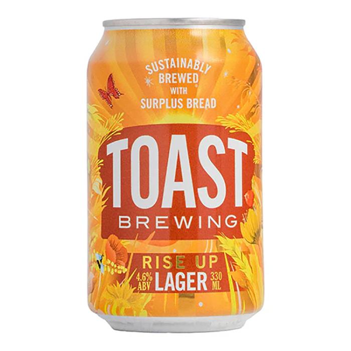 Toast Ale - Craft Lager Can - 5.0%, 330ml - Case of 12 – PlantX UK