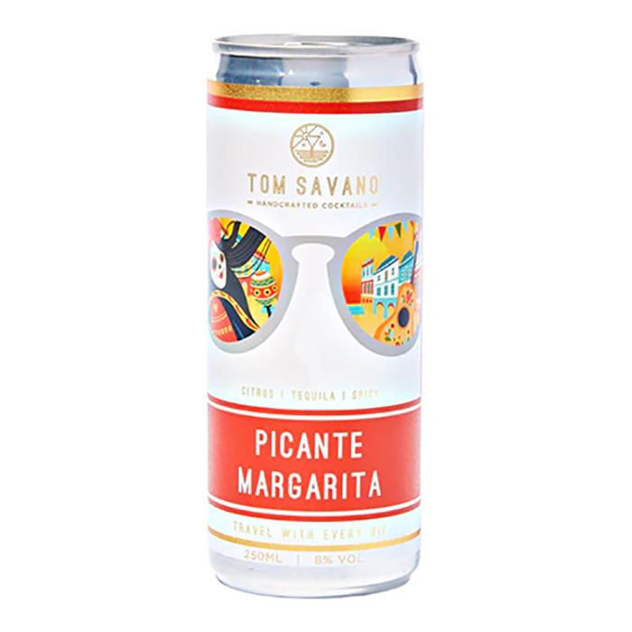 Tom Savano Cocktails - Picante Margaita 8% RTD Cocktail, 250ml - Pack ...