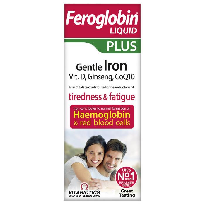 Vitabiotics - Feroglobin Plus Liquid, 200ml – PlantX UK