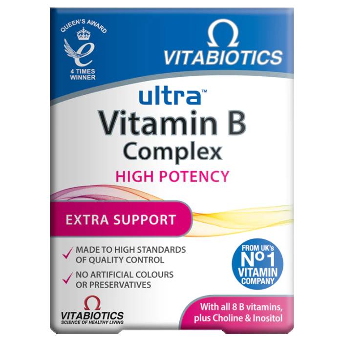 Vitabiotics - Ultra B Complex High Potency, 60 Tabs – PlantX UK