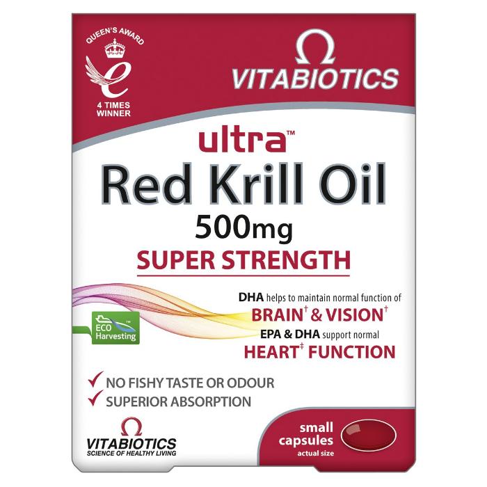 Vitabiotics - Ultra Red Krill Oil, 30 Caps – PlantX UK