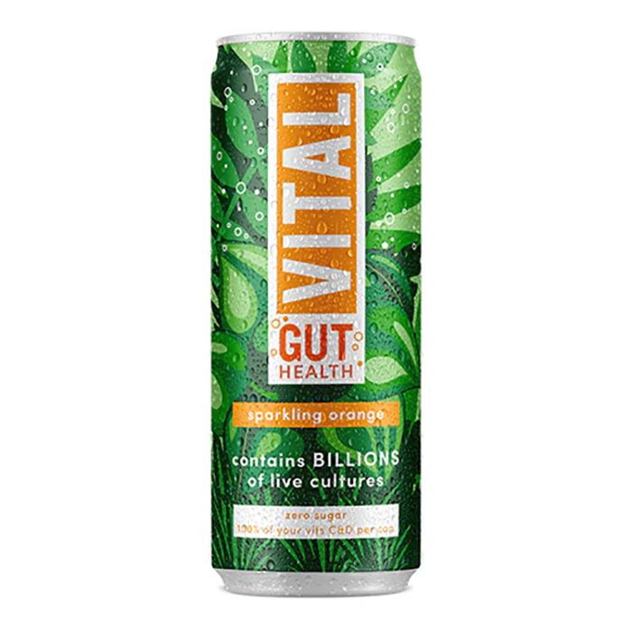 Vital Drinks - Sparkling Orange Gut Health Soda, 330ml | Pack of 12 ...