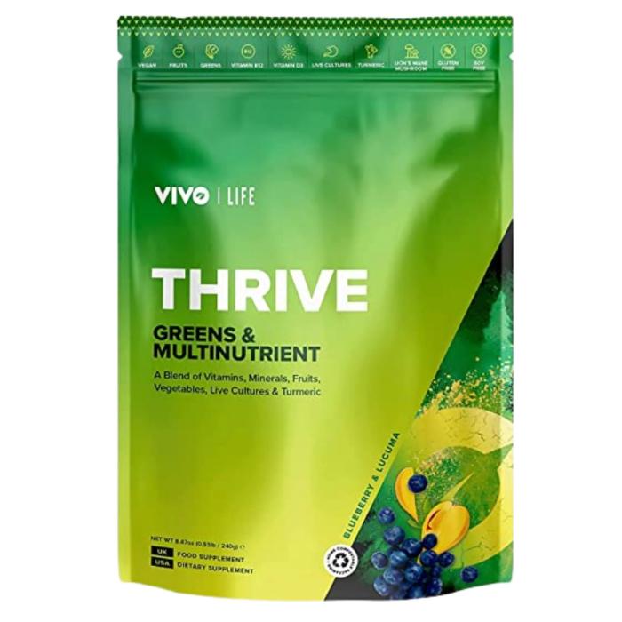 Vivolife - Thrive Greens & Multinutrient, 240g | Multiple Flavours ...