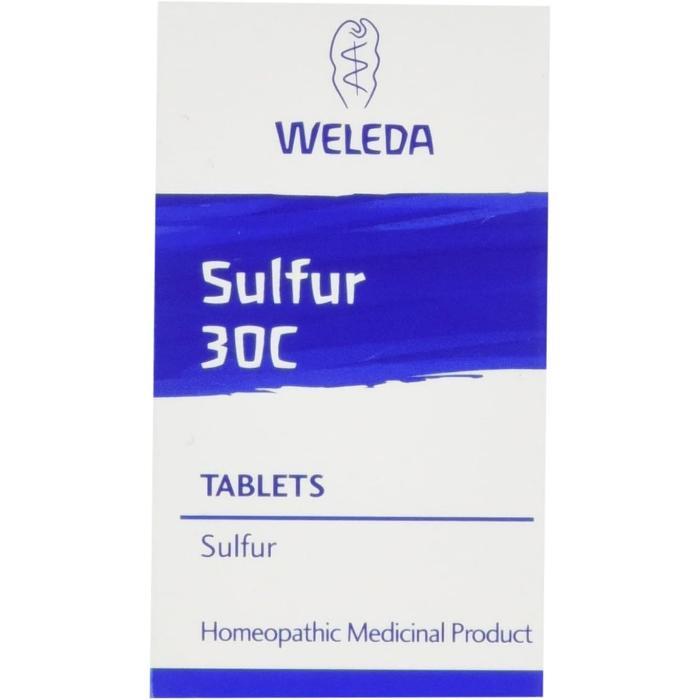 Weleda - 30 Pot. Sulphur, 125 Tabs – PlantX UK