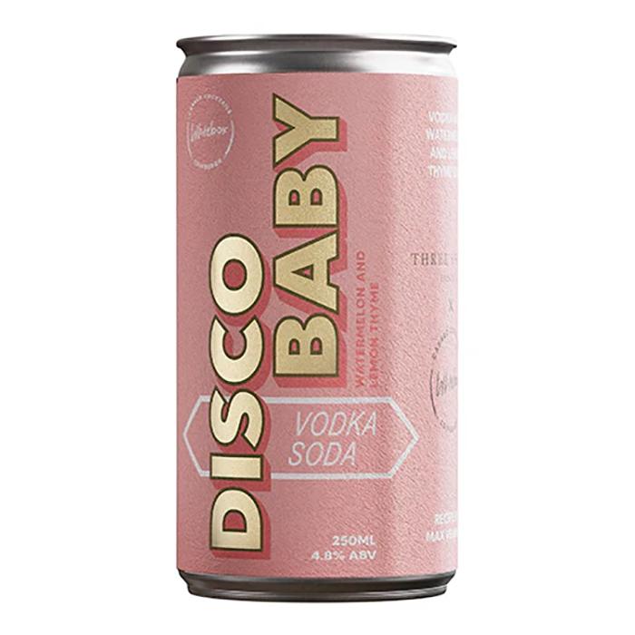 Whitebox - Disco Baby Vodka Watermelon Lemon Thyme Soda Can Collaborat ...