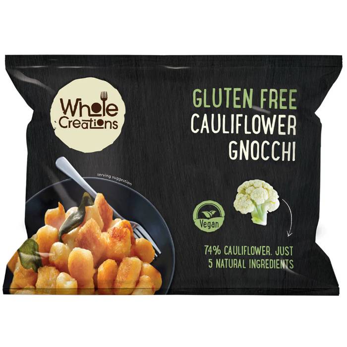 Wholecreations - Gluten-Free Cauliflower Gnocchi, 340g – PlantX UK