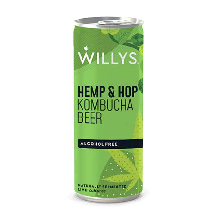 Willy's - Hemp & Hop Kombucha, 250ml – PlantX UK