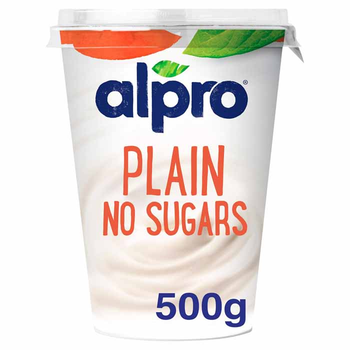 Alpro - Soya Zero Sugars Yoghurt, 500g – PlantX UK