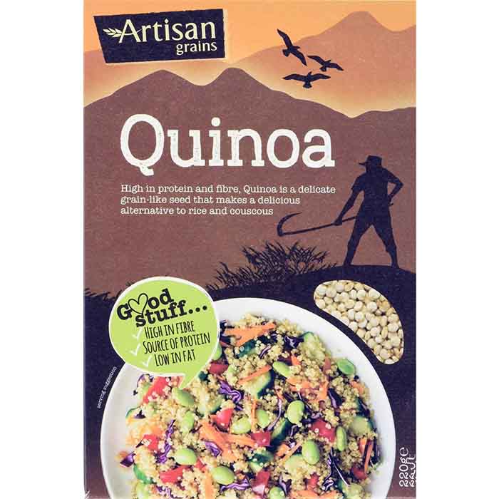 Artisan Grains - Quinoa, 220g | Pack of 6 – PlantX UK