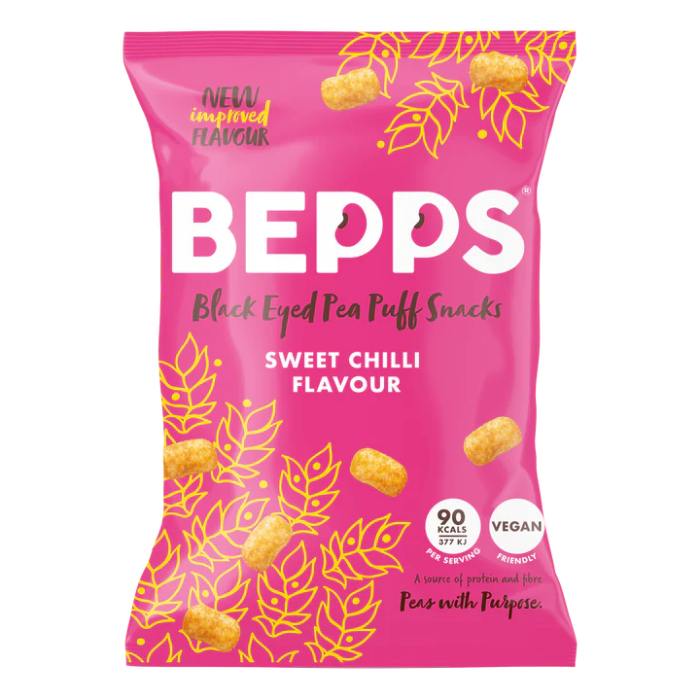 Bepps - Black Eyed Pea Puff Snacks | Multiple Options – PlantX UK