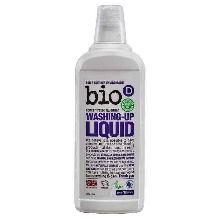 Bio-D - Concentrated Washing-Up Liquid Bottles | Multiple Scents ...