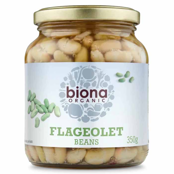 Biona - Flageolet Beans Glass, 350g – PlantX UK