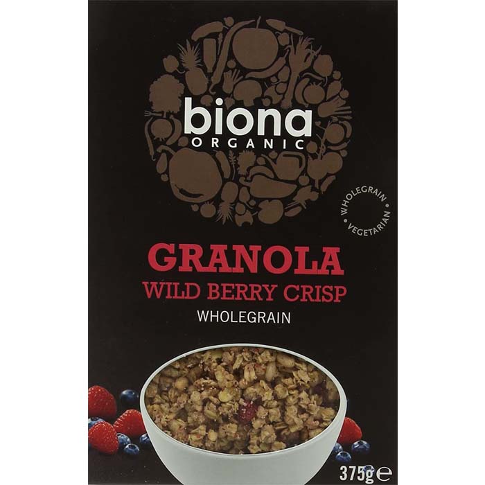 Biona - Organic Wild Berry Granola, 375g | Multiple Options – PlantX UK