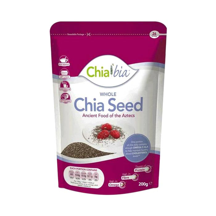 Chia Bia - Whole Chia Seed | Multiple Sizes – PlantX UK
