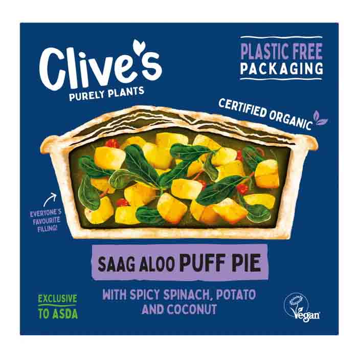 Clive's - Organic Puff Pie, 235g | Multiple Flavours – PlantX UK