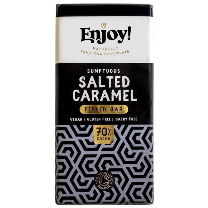 Enjoy! - Salted Caramel Filled Chocolate Bar, 70g | Buy at PlantX ...