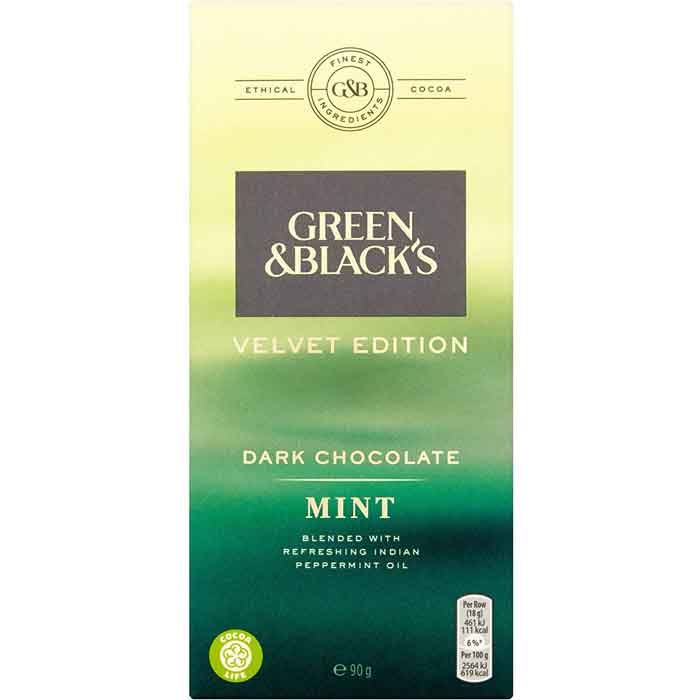 Green & Blacks - Organic Smooth Dark Mint, 90g | Pack of 15 – PlantX UK