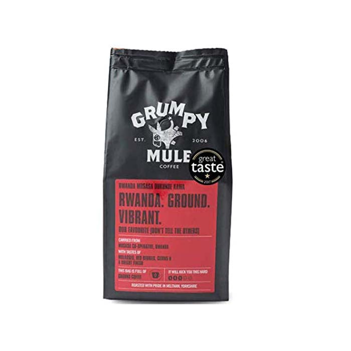 Grumpy Mule - Rwanda Musasa Ground Coffee, 227g – PlantX UK
