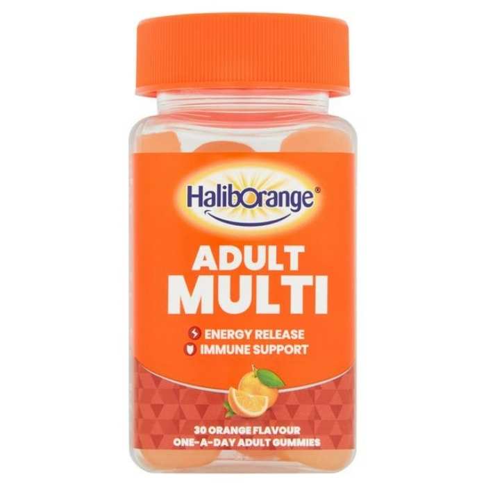 HalibOrange - Adult Multi Vitamin Orange Gummies, 30 Gummies – PlantX UK