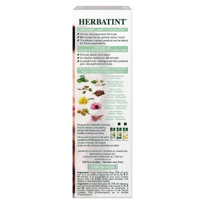 Herbatint - 4N Chestnut Permanent Herbal Hair Colour, 150ml – PlantX UK