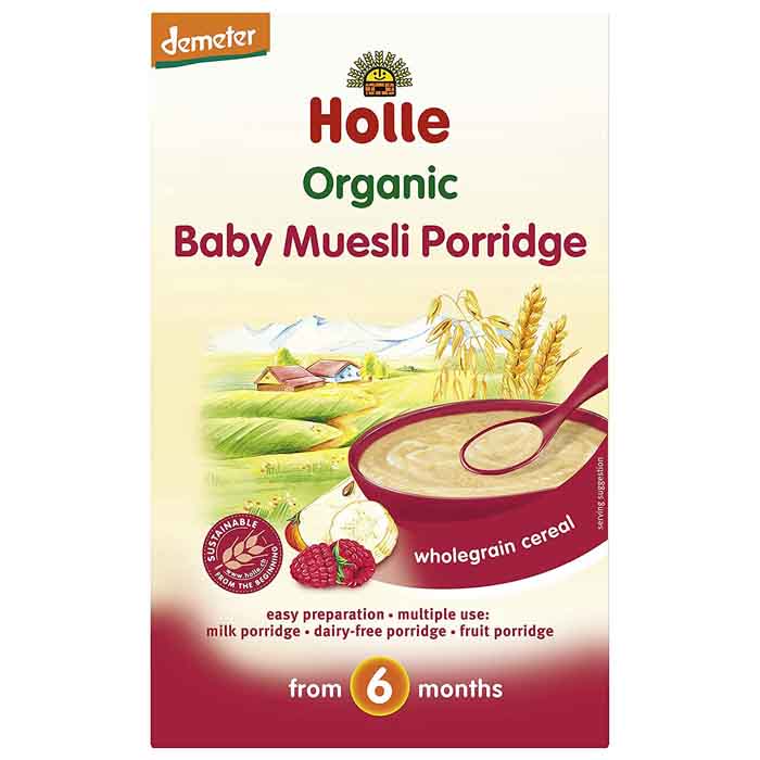 Holle - Organic Baby Muesli Porridge, 250g – PlantX UK