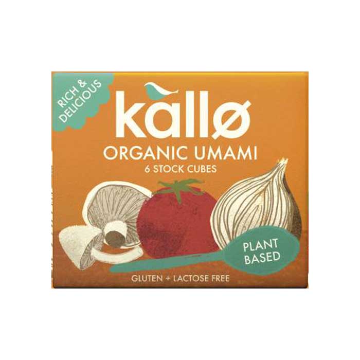 Kallo - Organic Umami Stock Cubes, 6 Cubes, 66g – PlantX UK