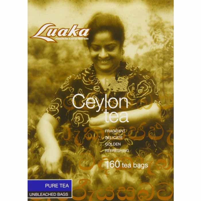 Luaka - Ceylon Tea, 160 Bags – PlantX UK