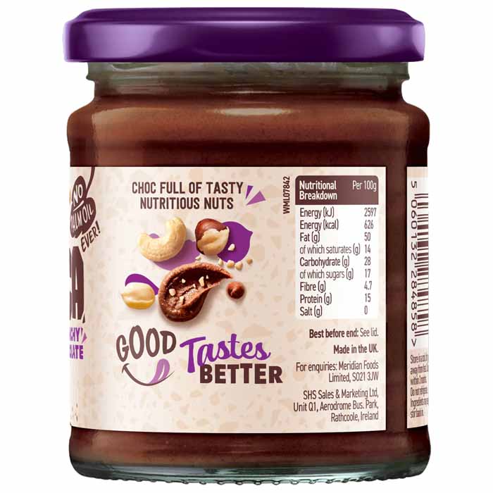 Meridian Foods - Chocca Crunchy Chocolate Spread, 240g – PlantX UK
