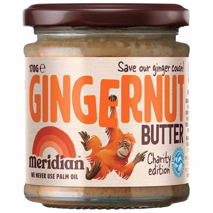 Meridian Foods - Ginger Nut Butter, 170g – PlantX UK