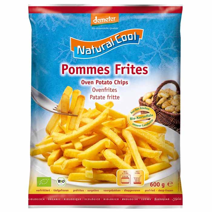 Natural Cool - Organic Frozen Oven Ready French Fries Chips, 600g ...