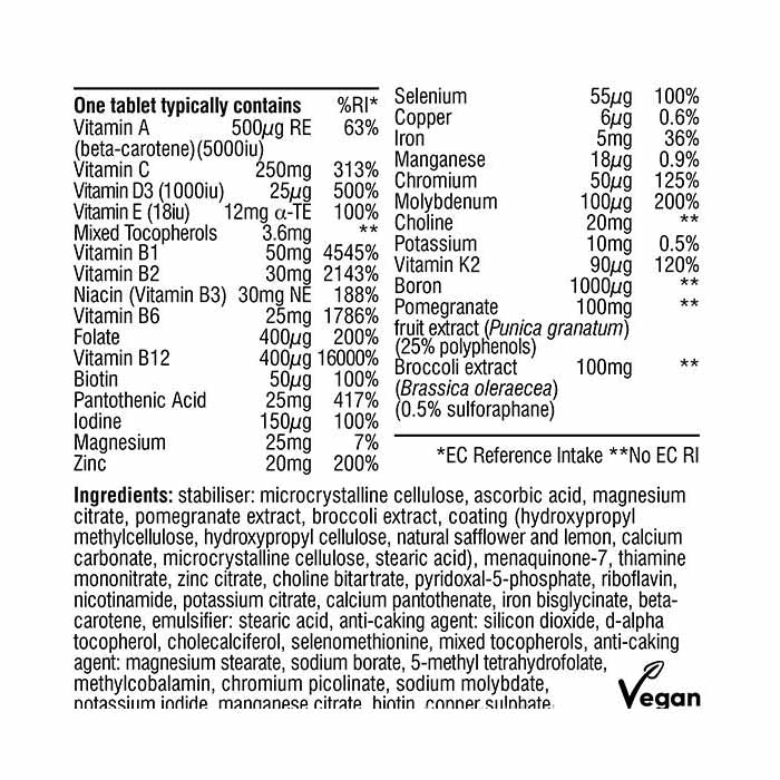 Nutri - Multi Essentials for Women, 60 Tablets – PlantX UK