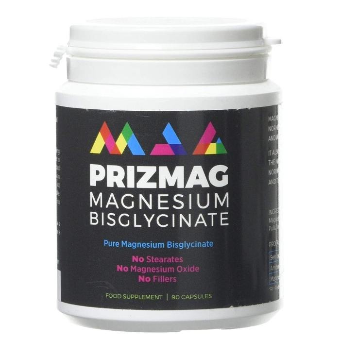 Prizmag - Magnesium Bisglycinate, 90 Capsules – PlantX UK