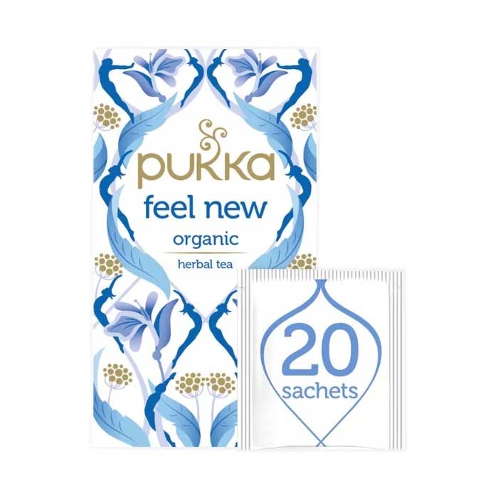 Pukka - Organic Feel New Tea, 20 Bags | Pack of 4 – PlantX UK