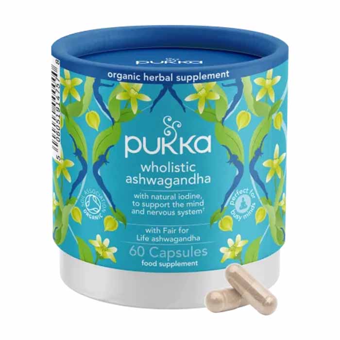 Pukka - Organic Wholistic Ashwagandha, 60 Capsules – PlantX UK