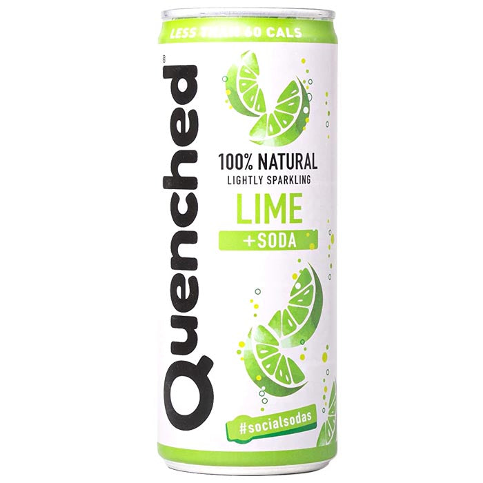 Quenched - Lime & Soda, 250ml – PlantX UK