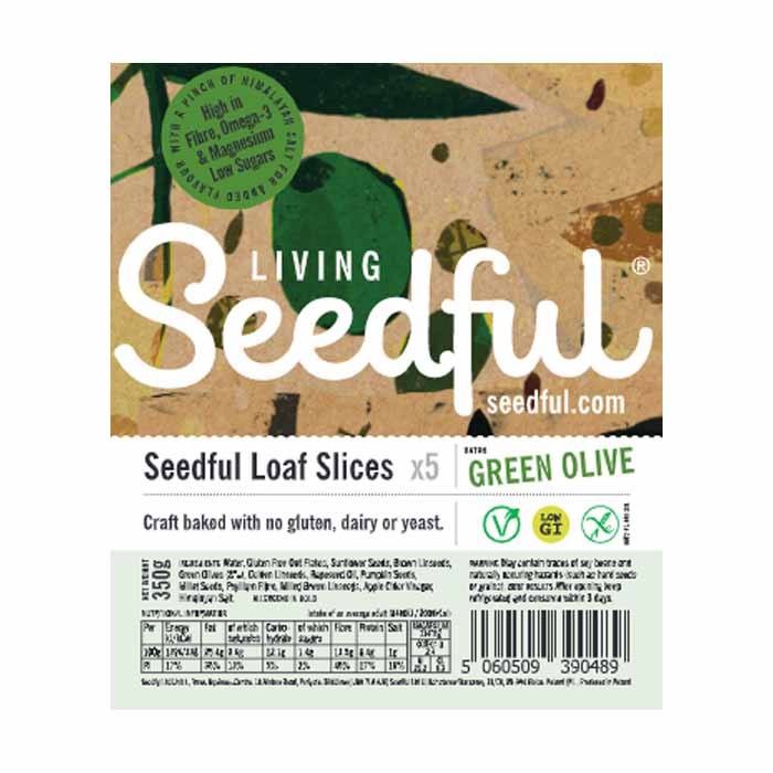 Seedful - Organic Seedful Loaf Slices with Green Olives 350g – PlantX UK