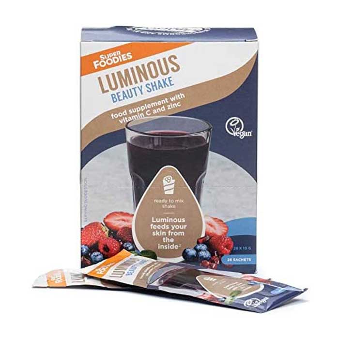 Superfoodies - Luminous Beauty Shake Sachets | Multiple Sizes – PlantX UK