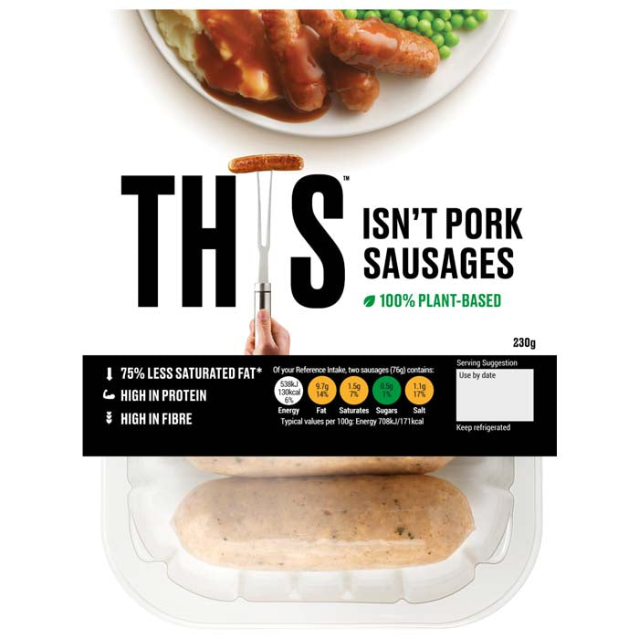 THIS - Isn't Pork Plant-Based Sausages, 230g | Buy Online at PlantX ...