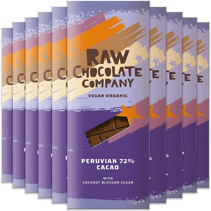 Raw Chocolate Company - Organic Chocolate Bars with Coconut Blossom Su ...