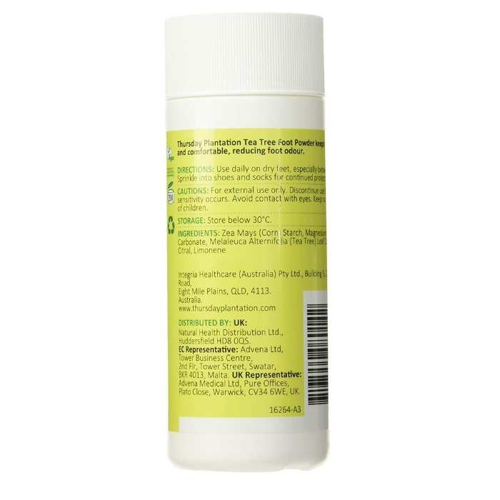 Thursday Plantation - Tea Tree Foot Powder, 100g – PlantX UK