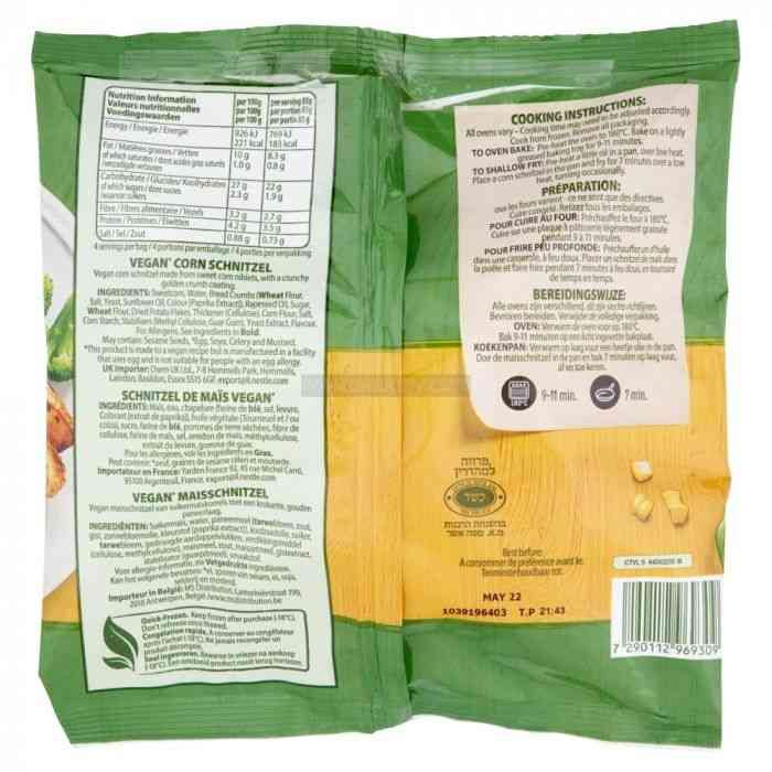 Tivall - Vegan Sweetcorn Schnitzel, 332g – PlantX UK