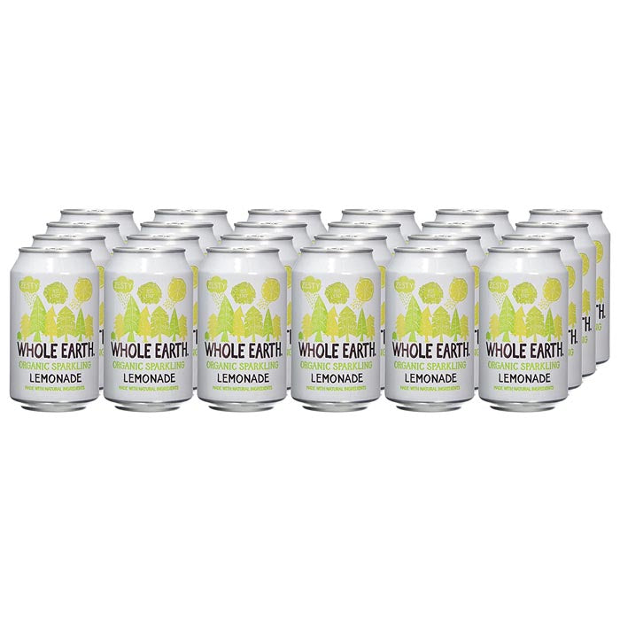 Whole Earth - Organic Sparkling Lemonade - Can, 330ml | Multiple Optio ...