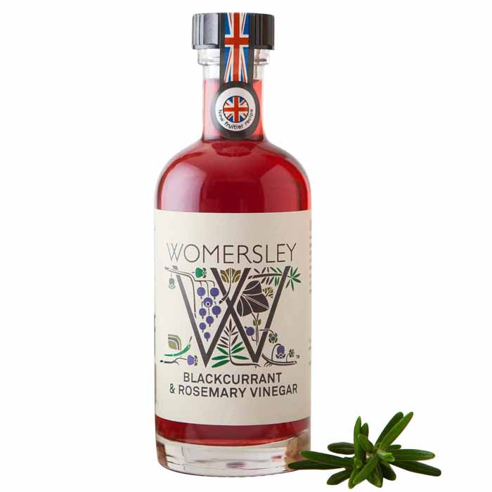 Womersley - Fruit & Herb Blackcurrant & Rosemary Vinegar, 160ml – PlantX UK