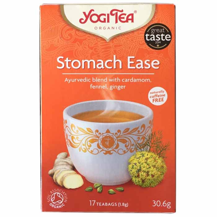 Yogi Tea - Organic Stomach Ease Tea, 17 Bags | Multiple Options – PlantX UK